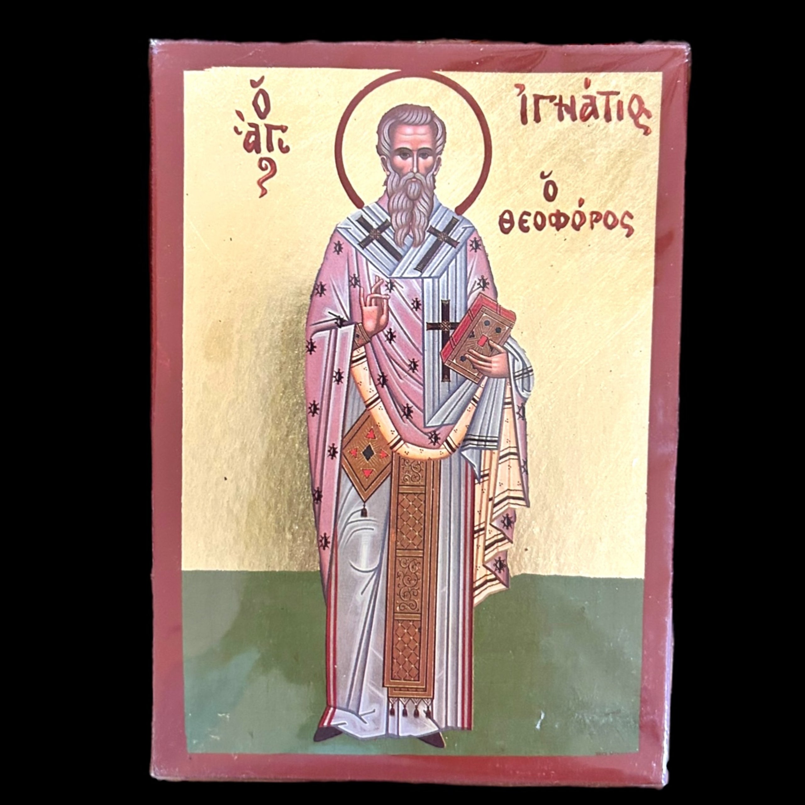 Saint Ignatius of Antioch, Greek Gold Leaf Icon | Seraphim Shop