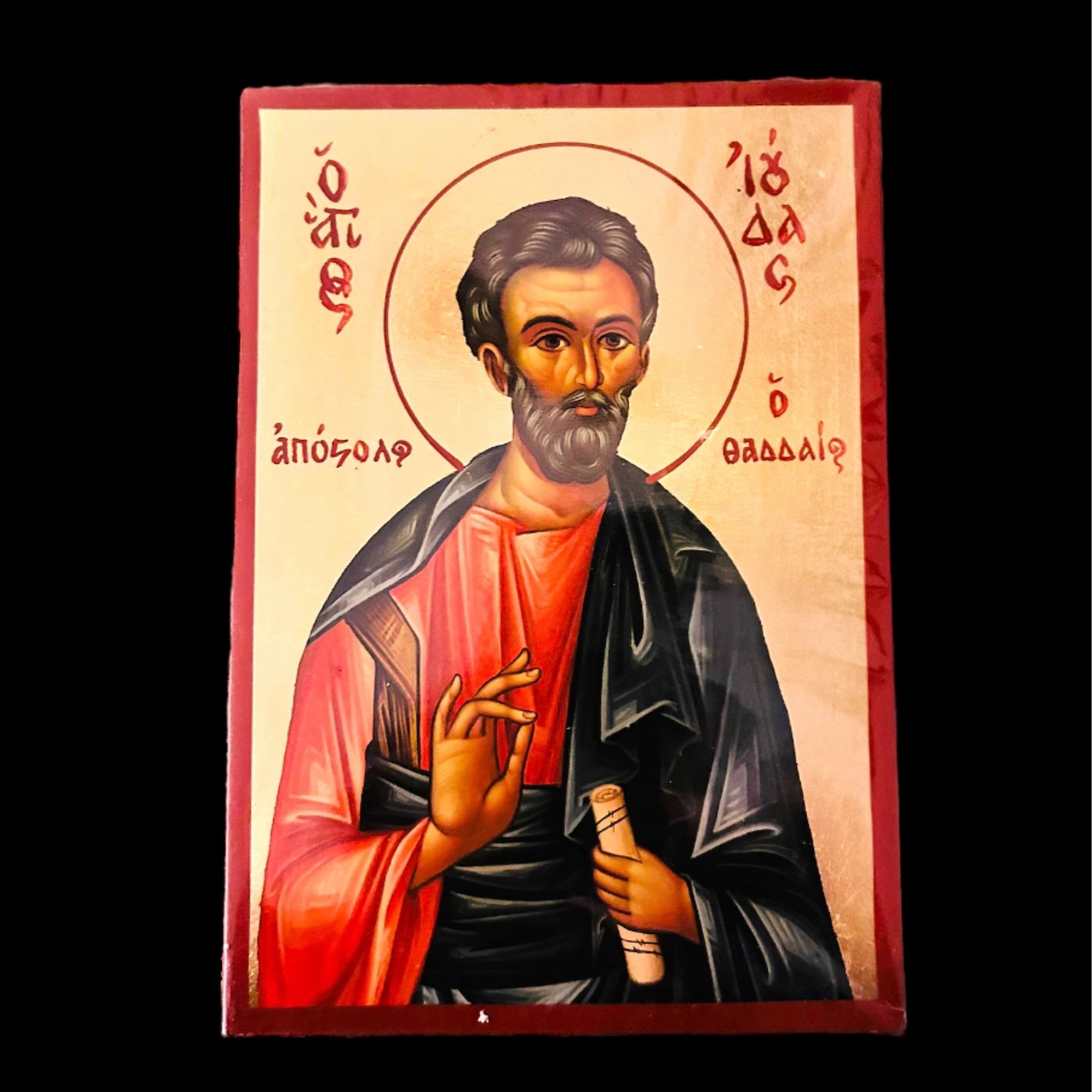 Saint Jude of Thaddeus (Judas), Greek Gold Leaf Icon | Seraphim Shop